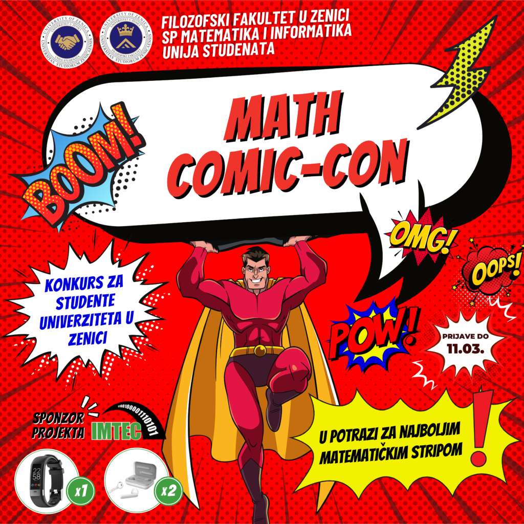 Math Comic-Con: Contest for the best math comic - Faculty of Philosophy ...